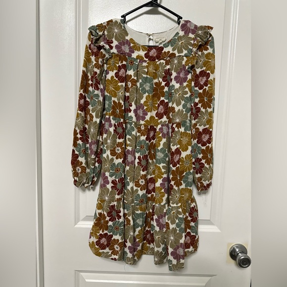 Hayden Girls | Dresses | Hayden Girls Autumn Floral Long Sleeve Dress ...